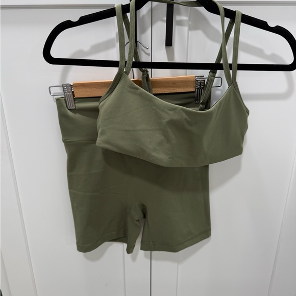shopform | Shorts | Form Core Shorts And Double Strap Bra In Color Camp ...